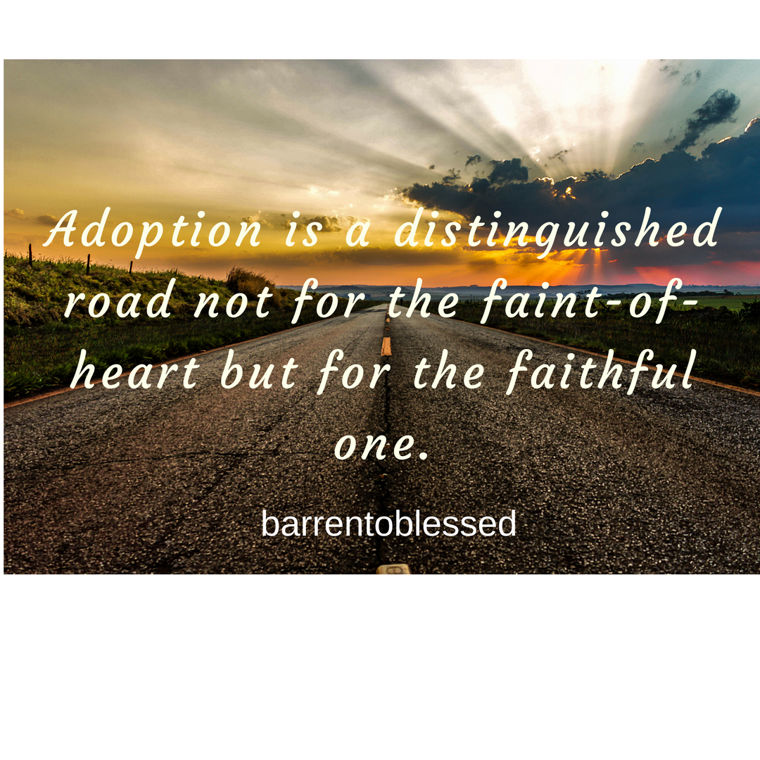 No, Adoption is Not Second Best – BARREN TO BLESSED